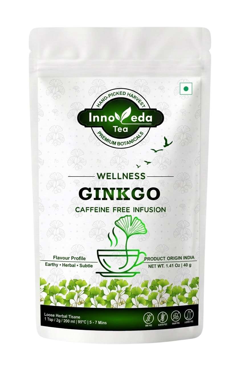 Ginkgo Brain Tisane - Clarity & Focus | Innoveda Tea