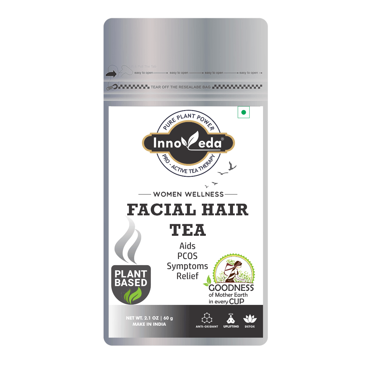 Facial Hair Tea for Women Wellness (30 Tea Cups) 60 Grams
